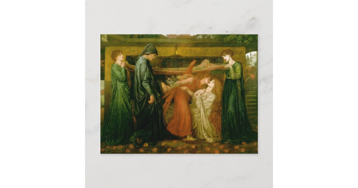 Dante's Dream by Dante Gabriel Rossetti Postcard | Zazzle