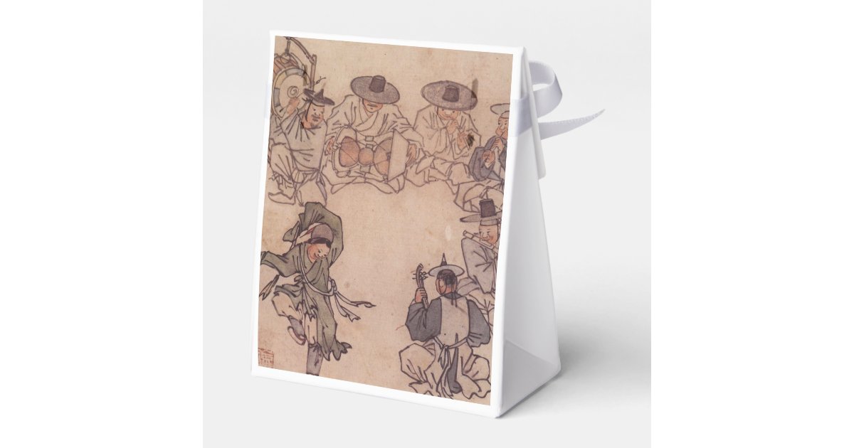 Danwon Mudong Korean Traditional Painting Artwork Favor Boxes | Zazzle