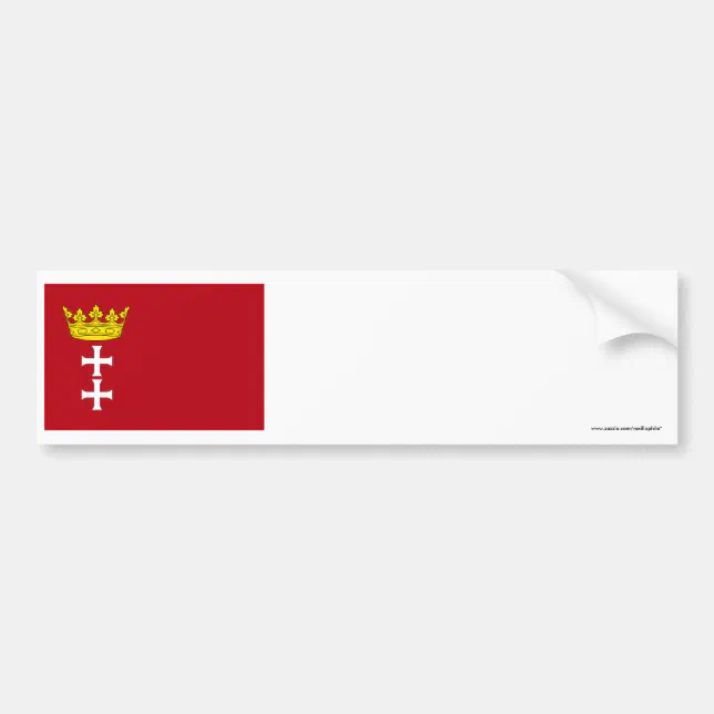 Danzig - Gdansk Flag Bumper Sticker | Zazzle