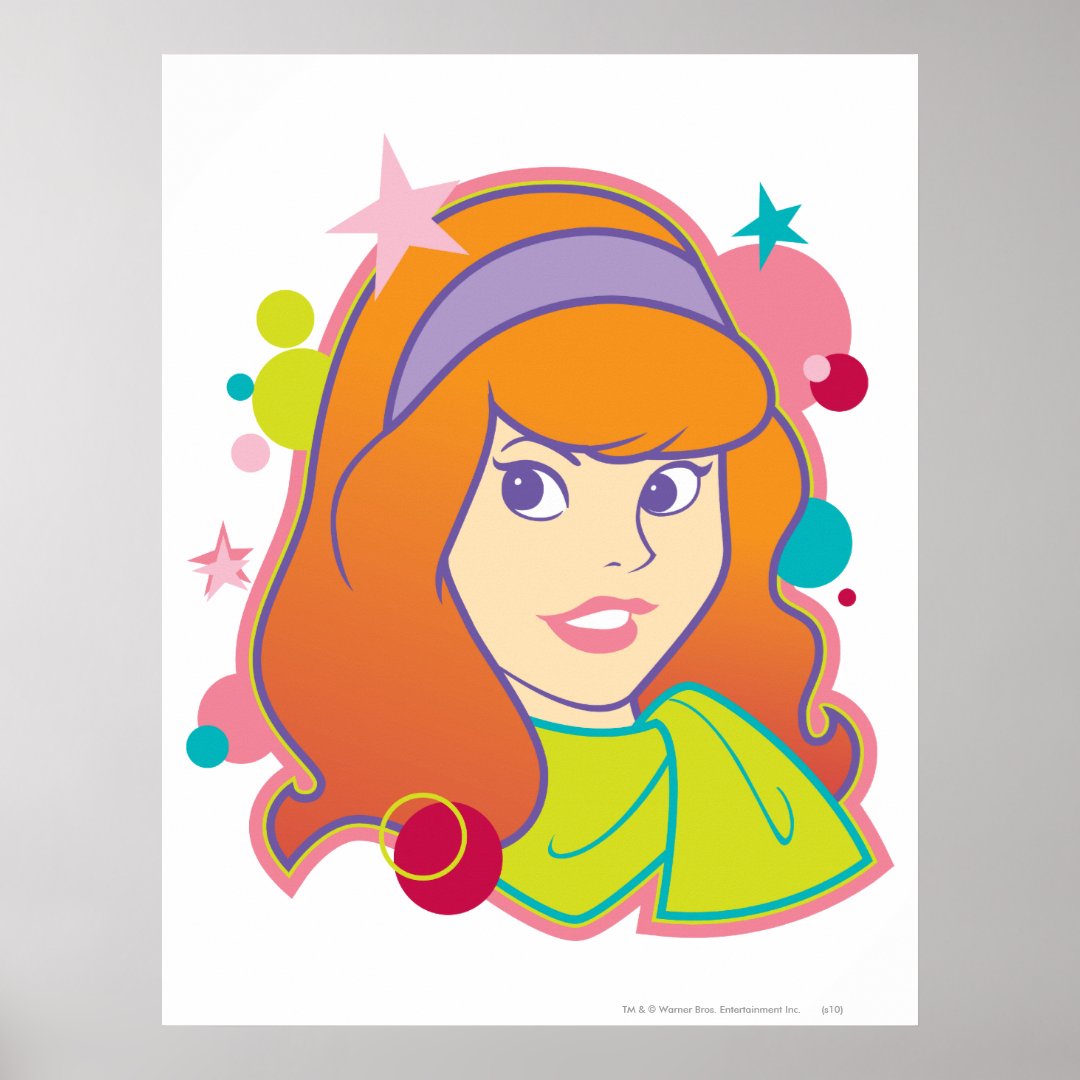 Daphne Groovy Graphic Poster | Zazzle
