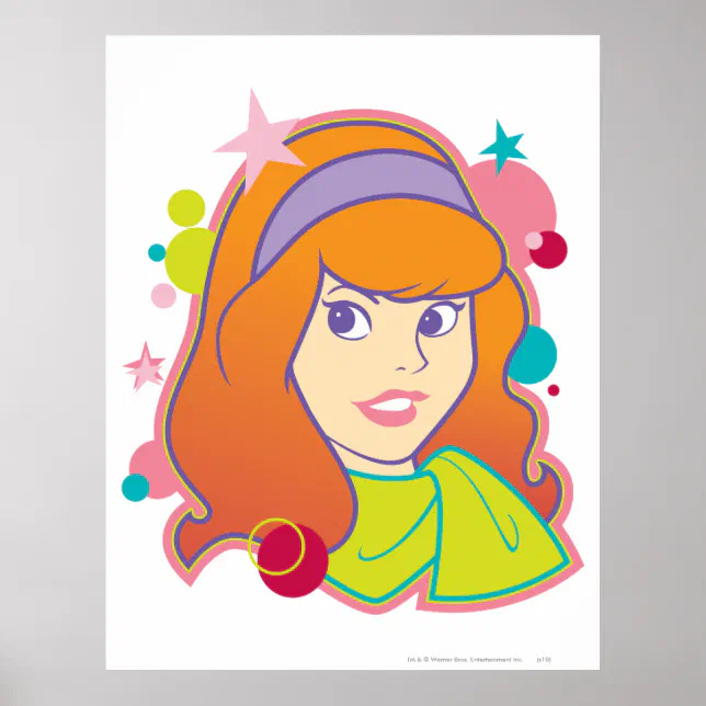 Daphne Groovy Graphic Poster | Zazzle