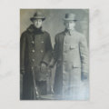 Dapper Brothers in Overcoats RPPC B&W Photo Image Postcard | Zazzle