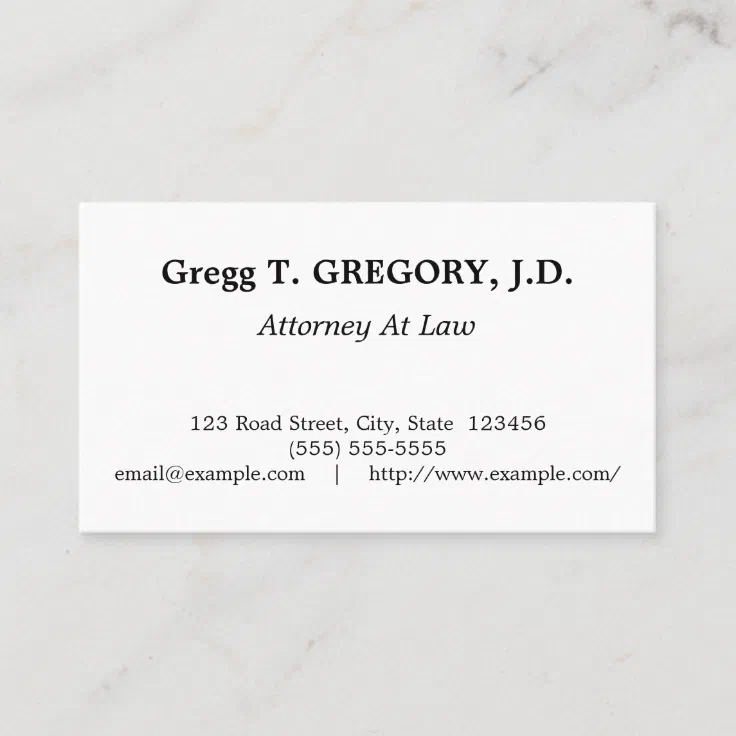 Dapper, Legal Professional Business Card | Zazzle