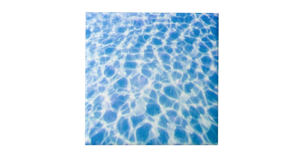 Dappled Water Ceramic Tile | Zazzle