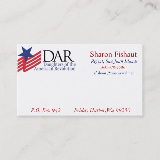 DAR Businesss Card | Zazzle.com