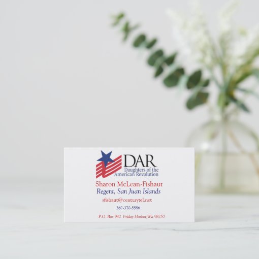 DAR Card for Mom | Zazzle