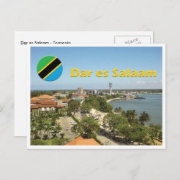 Dar es Salaam - Tanzania Postcard | Zazzle