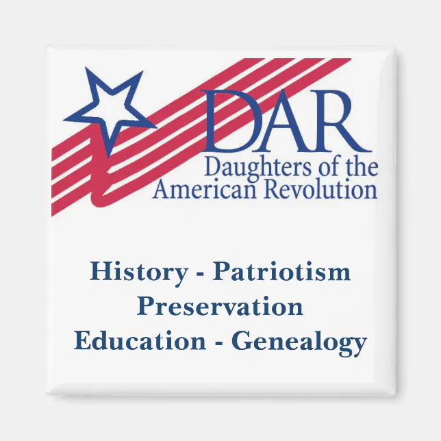 DAR Logo Magnet | Zazzle