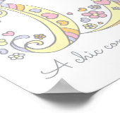 Darcie letter D name meaning girls art poster | Zazzle