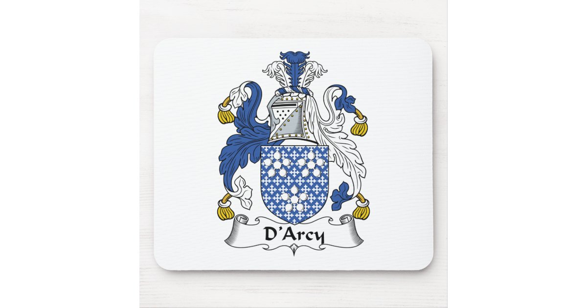 D'Arcy Family Crest Mouse Pad | Zazzle