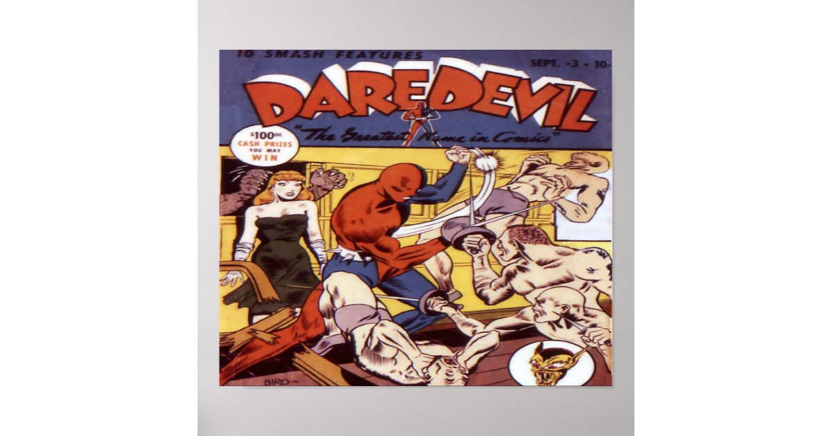 Daredevil - Greatest Name in Comics - Poster | Zazzle
