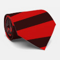 Daredevil red and black Emo punk Neck Tie | Zazzle
