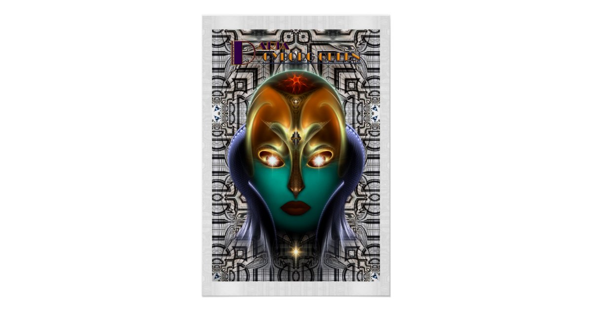 Daria Cyborg Queen Tech Perfect Poster | Zazzle