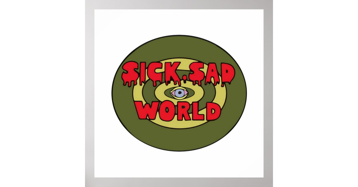 daria sick sad world t shirt poster | Zazzle