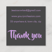 DARK AND SPOOKY HALLOWEEN SQUARE BUSINESS CARD | Zazzle