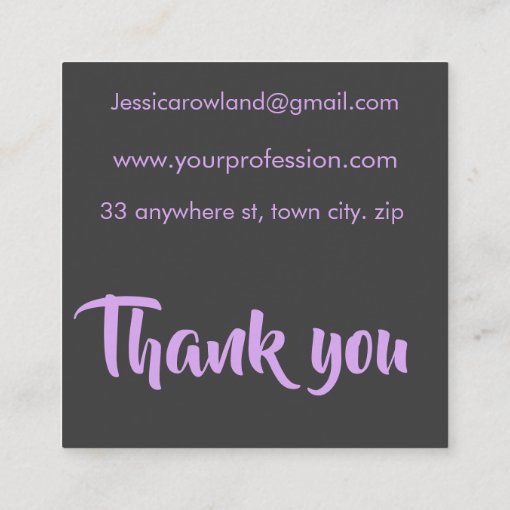 DARK AND SPOOKY HALLOWEEN SQUARE BUSINESS CARD | Zazzle