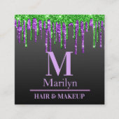 DARK AND SPOOKY HALLOWEEN SQUARE BUSINESS CARD | Zazzle