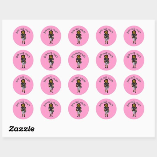 Dark Black Football Classic Round Sticker | Zazzle