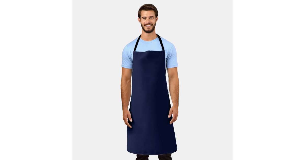 DARK BLUE APRON | Zazzle