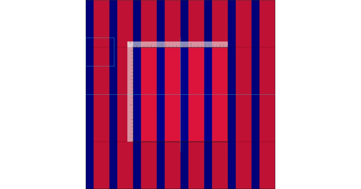 Dark Blue & Crimson Lines Pattern Fabric | Zazzle