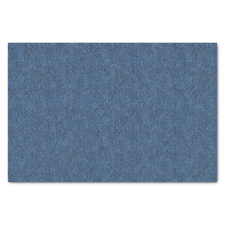 Dark Blue Denim Texture Tissue Paper | Zazzle