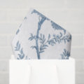 Dark Blue Floral Vines Vintage Botanical Decoupage Tissue Paper | Zazzle