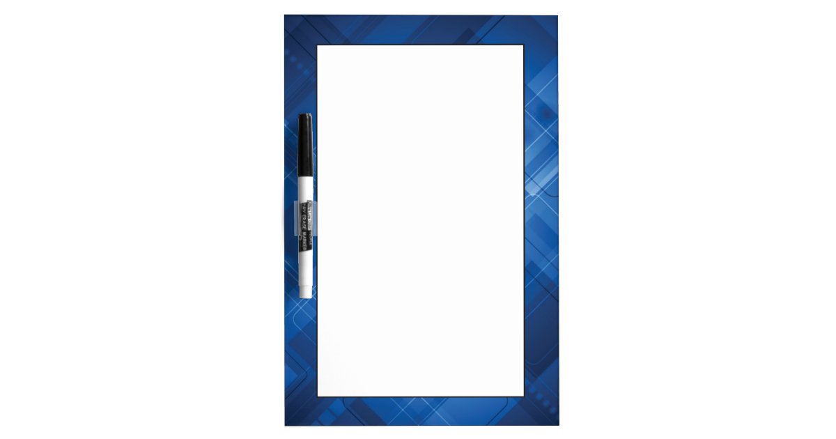 Dark blue hi-tech background Dry-Erase board | Zazzle