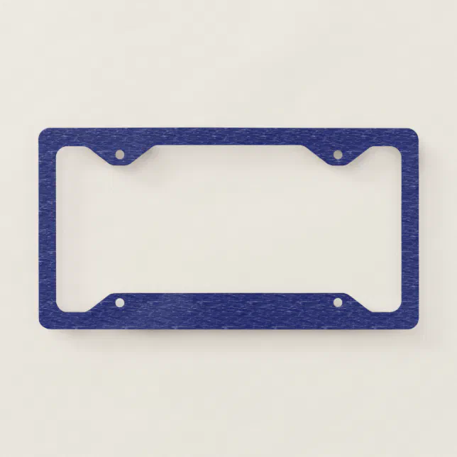 Dark Blue License Plate Frame | Zazzle