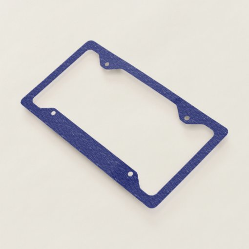 Dark Blue License Plate Frame | Zazzle