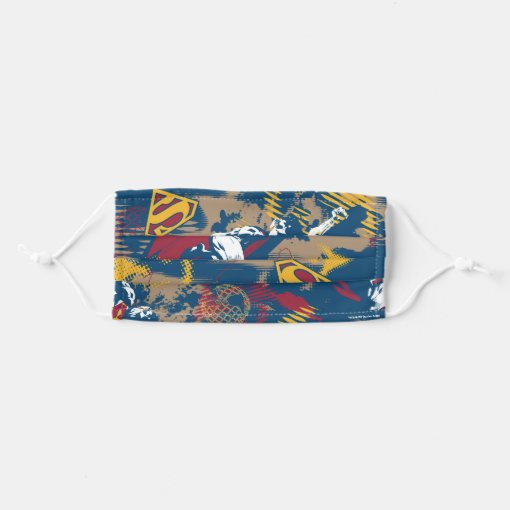 Dark Blue Pattern Adult Cloth Face Mask | Zazzle