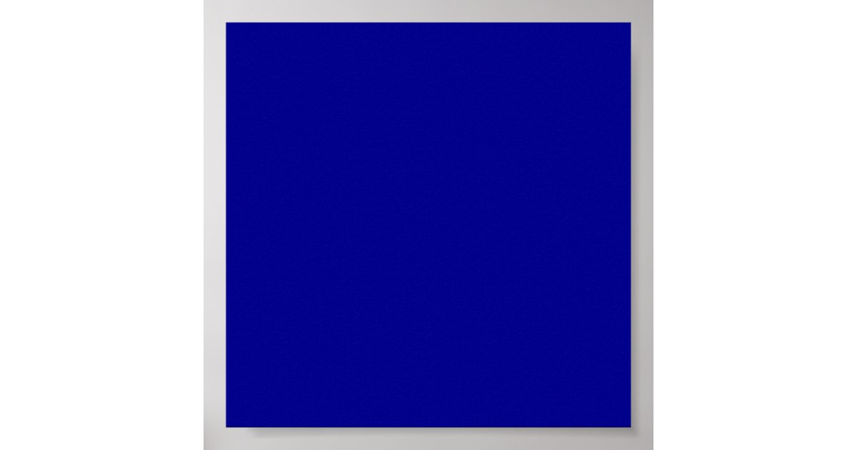 Dark Blue Poster | Zazzle