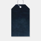 Dark blue watercolor welcome gift tags | Zazzle