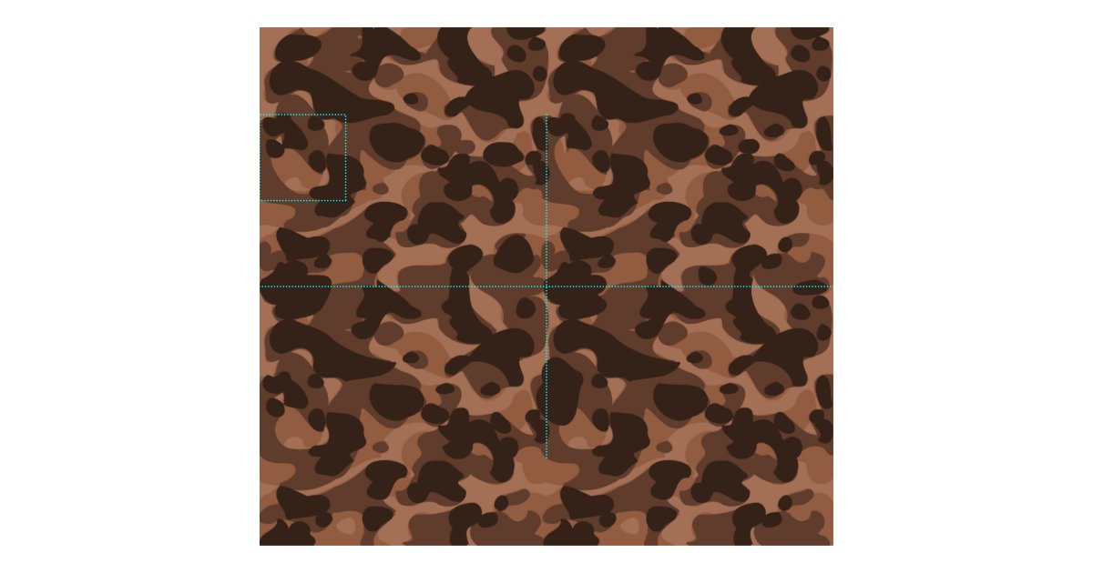 Dark Brown Camo Camouflage Pattern Cool Stylish Fabric | Zazzle