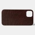 Dark Brown Leather Case-Mate iPhone Case | Zazzle