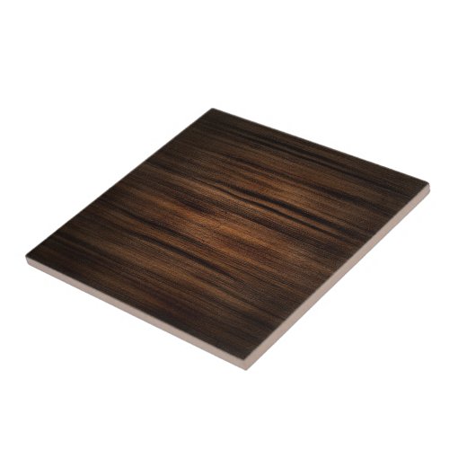 Dark Brown Wood Texture Pattern Ceramic Tile | Zazzle