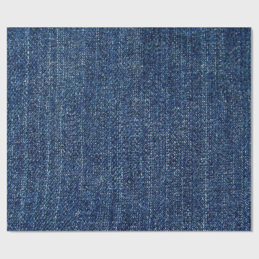 Dark Denim Wrapping Paper | Zazzle