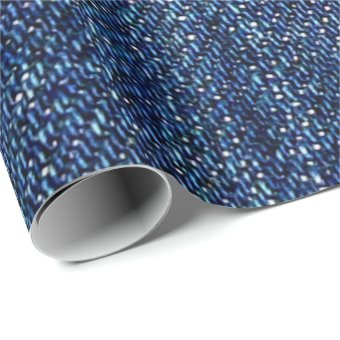 Dark Denim Wrapping Paper | Zazzle