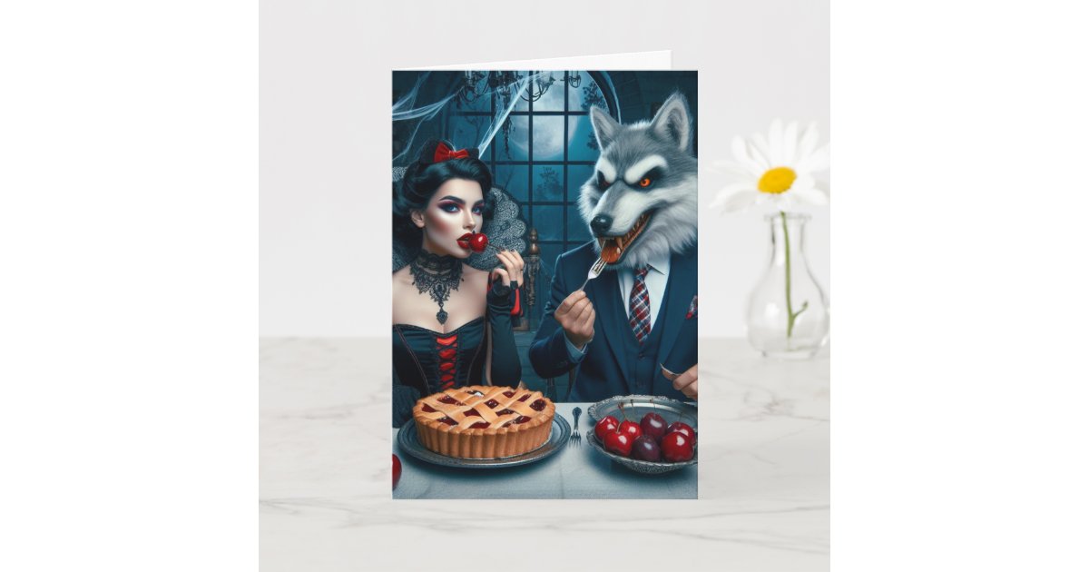 Dark Fantasy Collision Birthday Card | Zazzle
