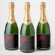 Dark Gothic Wedding Sparkling Wine Label | Zazzle