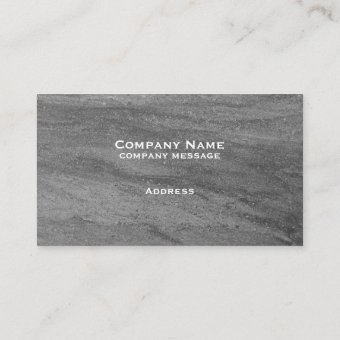 Dark Gray Granite Business Card | Zazzle