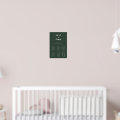 Dark Green Minimal Scandi Wedding Seating Chart | Zazzle