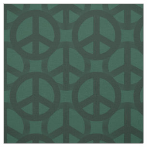 Rainbow Peace Sign Fabric | Zazzle