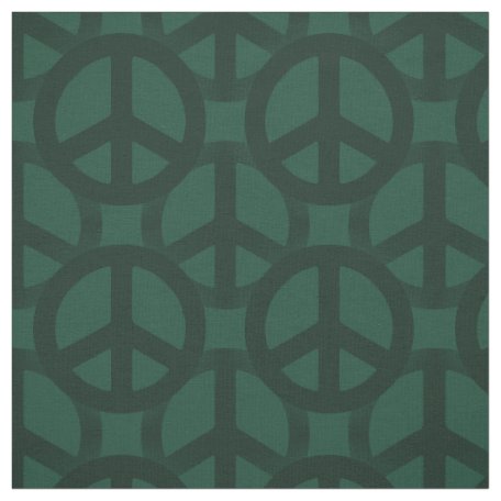 Rainbow Peace Sign Fabric | Zazzle