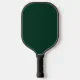 Dark Green Solid Color Pickleball Paddle | Zazzle