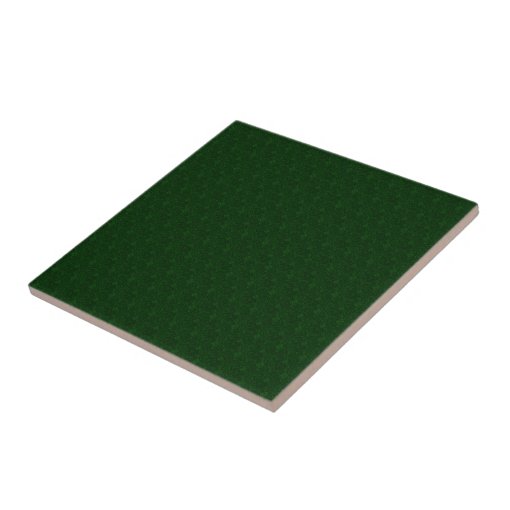 Dark Green Solid Texture Print Ceramic Tile | Zazzle