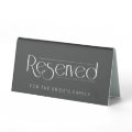 Rose Wedding Reserved Table Tent Sign | Zazzle