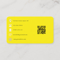 Dark Iridescent Balloons Event Industry QR Code Business Card | Zazzle