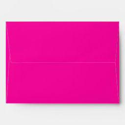 Dark Magenta Fuchsia Floral Wedding Envelopes | Zazzle