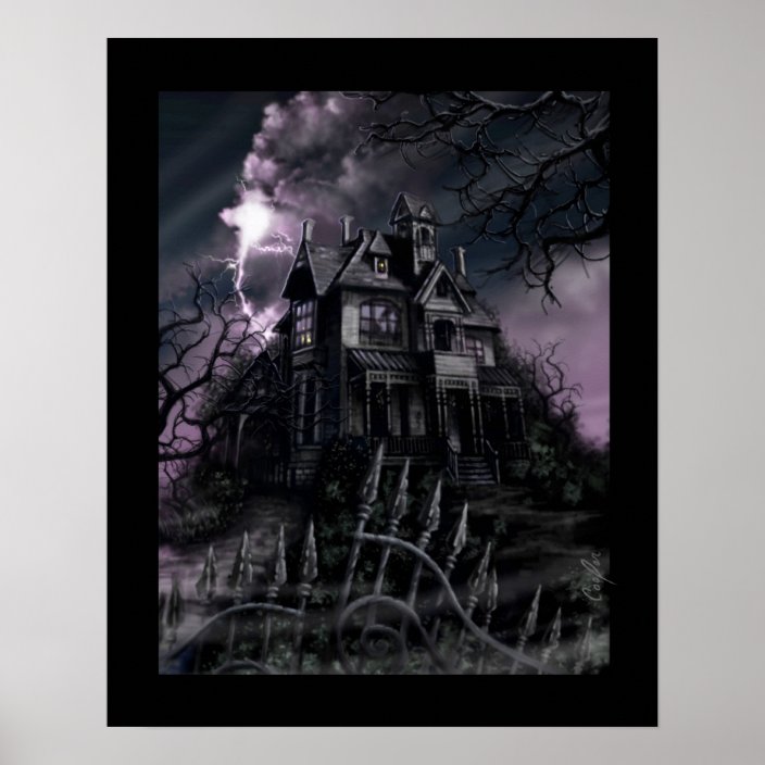 "Dark Mansion" Poster | Zazzle.com