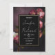 Dark Moody Dutch Old Masters Purple Floral Wedding Invitation | Zazzle